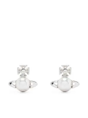 VIVIENNE WESTWOOD Balbina Stud Earrings - Silver