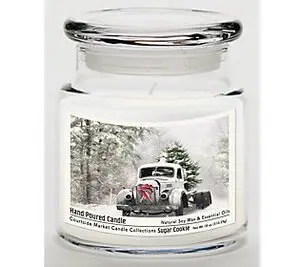 COURTSIDE MARKET Snowy Christmas Truck Candle G Ass Jar 18 Oz - One-color