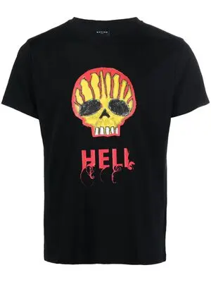 BOTTER Graphic-print Organic Cotton T-shirt - Black