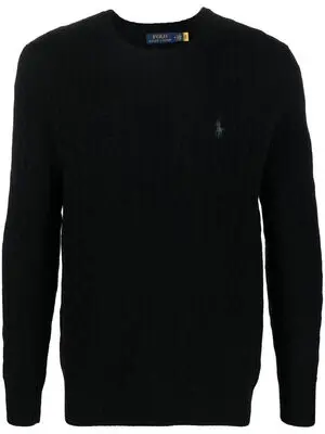 Polo Ralph Lauren Cable-knit Sweater - Black