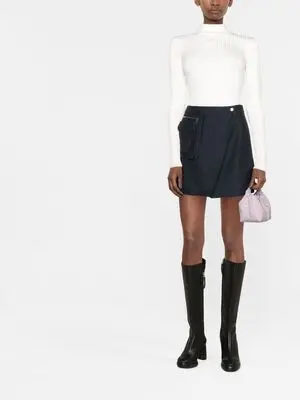 COURREGES Ribbed-knit Top