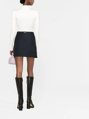 COURREGES Ribbed-knit Top