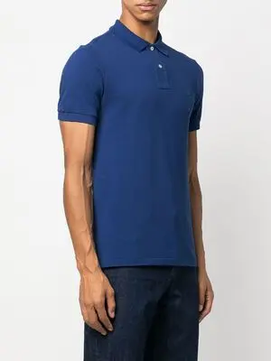 Polo Ralph Lauren Logo-embroidered Cotton Polo Shirt - Blue
