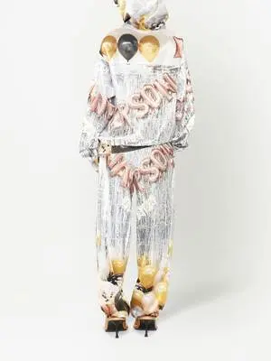 JW Anderson Logo-print Long-sleeve Hoodie