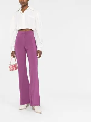 Remain Birger Christensen Split-cuff Flared Trousers