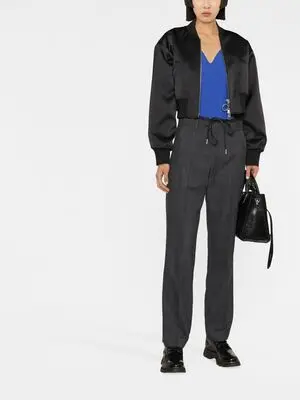 Sacai Drawstring-fastening Straight-leg Trousers