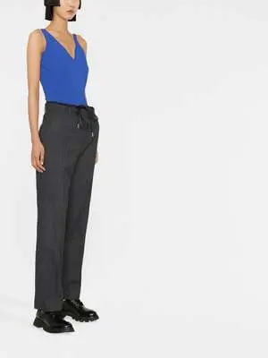 Sacai Drawstring-fastening Straight-leg Trousers