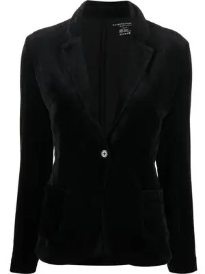 Majestic Filatures Single-breasted Velvet Blazer