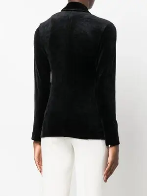 Majestic Filatures Single-breasted Velvet Blazer