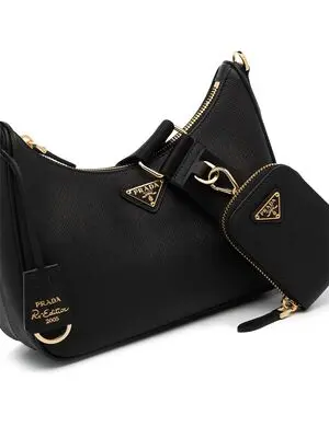 Prada Re-edition 2005 Shoulder Bag - Black