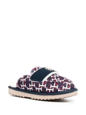 Tommy Hilfiger Logo-plaque Mule Slippers