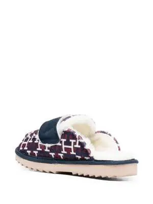 Tommy Hilfiger Logo-plaque Mule Slippers