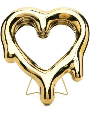 SELETTI Melted Heart Photo Frame - Yellow