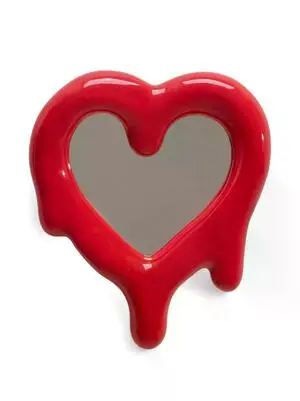 SELETTI Melted Heart Photo Frame - Red