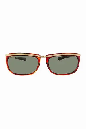 SUNGLASS MUSEUM Vintage Jenner Sunglasses - Brown Motif
