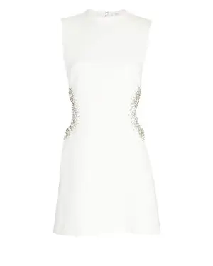 A.L.C. Skye Embellished Cut-out Mini Dress - White