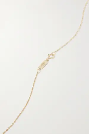 JENNIFER MEYER Mini Heart Onyx Necklace