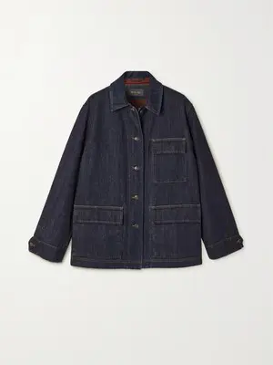Loro Piana Cotton And Cashmere Denim Shirt