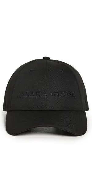 Canada Goose Wordmark Cap - Black
