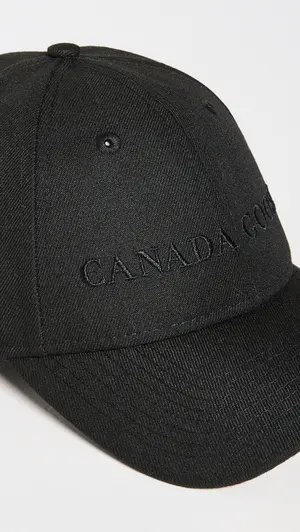 Canada Goose Wordmark Cap - Black