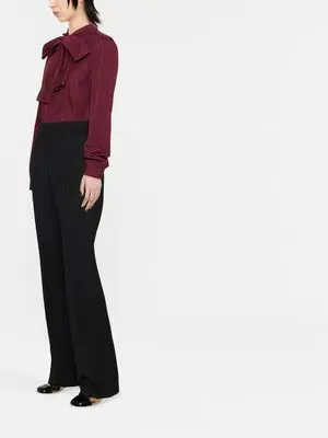 Moschino High-waisted Straight-leg Trousers
