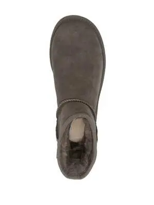 UGG Classic Mini Ii Shearling Ankle Boots - Grey