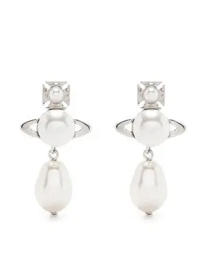 VIVIENNE WESTWOOD Orb-embellished Stud Earrings - Silver