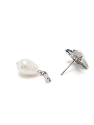 VIVIENNE WESTWOOD Orb-embellished Stud Earrings - Silver