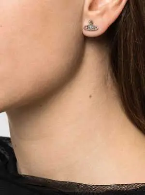 VIVIENNE WESTWOOD Nano Solitaire Stud Earrings