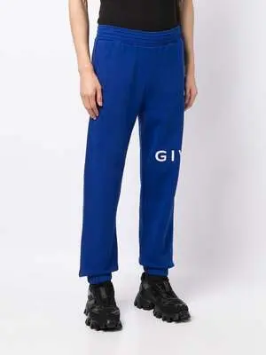 Givenchy Logo-print Track Pants - Blue