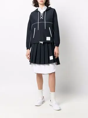 Thom Browne Pleated Drop-hem Mini Skirt