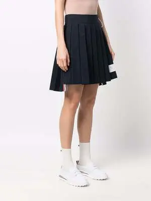 Thom Browne Pleated Drop-hem Mini Skirt