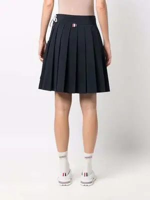 Thom Browne Pleated Drop-hem Mini Skirt