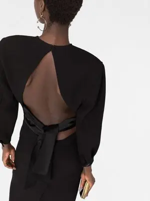 Saint Laurent Open-back Maxi Dress