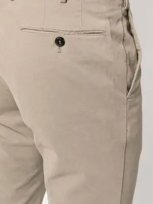 PT TORINO Mid-rise Slim-cut Chinos - Neutrals