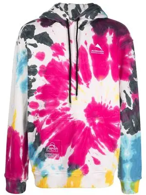 MAUNA KEA Tie-dye Print Hoodie - Pink