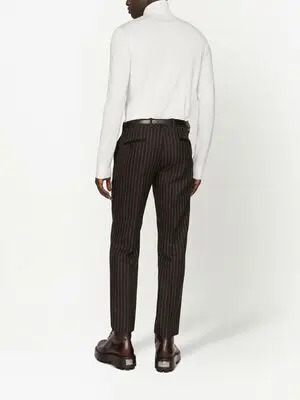 Dolce & Gabbana Roll-neck Cashmere-silk Sweater - White
