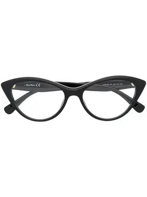 Max Mara Cat-eye Frame Glasses - Black