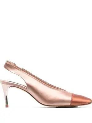 PEDRO GARCIA Metallic Slingback 75mm Pumps