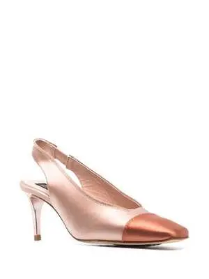PEDRO GARCIA Metallic Slingback 75mm Pumps