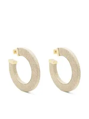 Jacquemus Large Fabric Hoop Earrings