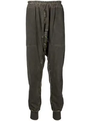 ISAAC SELLAM EXPERIENCE Zip-embellished Tapered Trousers - Grey