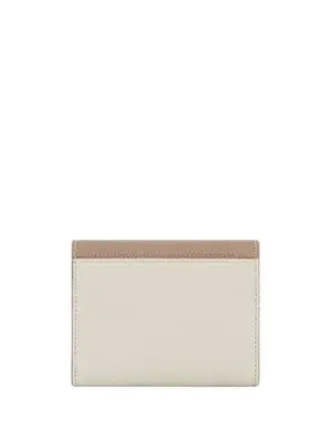 Burberry Tri-tone Grained-effect Wallet