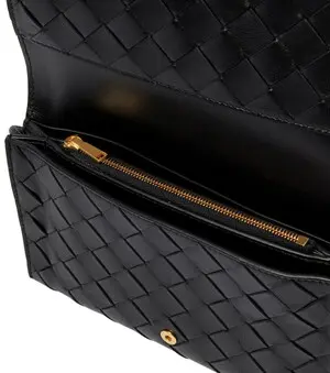Bottega Veneta Intrecciato Leather Wallet On Chain