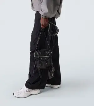 Balenciaga Le Cagole Leather Crossbody Bag