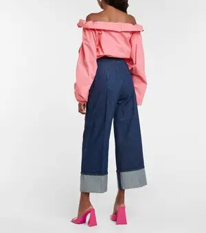 PATOU Mid-rise Wide-leg Jeans