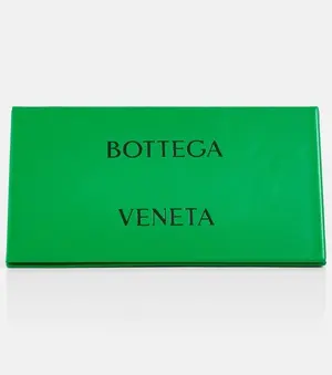 Bottega Veneta Mirrored Oval Sunglasses