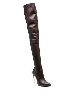 LE SILLA Eva 115mm Thigh-high Boots - Brown