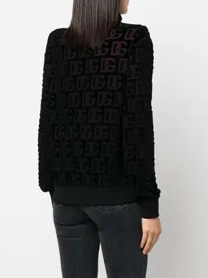 Dolce & Gabbana Jacquard-logo Zip-up Sweatshirt