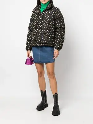 CHIARA FERRAGNI Logo Print Puffer Jacket